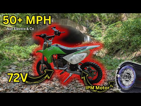 I Built a 72v Razor WITHOUT Electro & Co Parts! // 50+MPH Electric Pit Bike Build