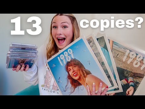 unboxing every 1989 (Taylor’s Version) CD & vinyl variant 🩵🩵🩵 (plus a special bonus vinyl unboxing)