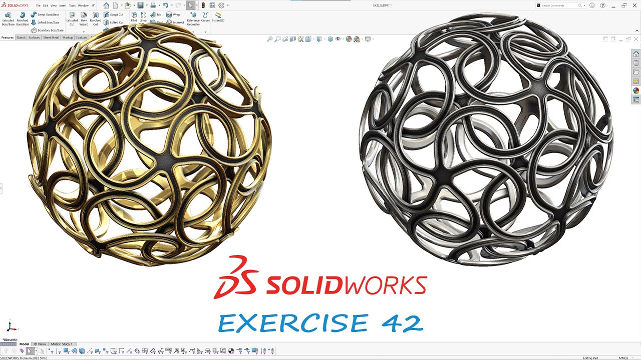 Mastering Spherical Geometry in SolidWorks | Advanced Surfacing & Pattern Techniques