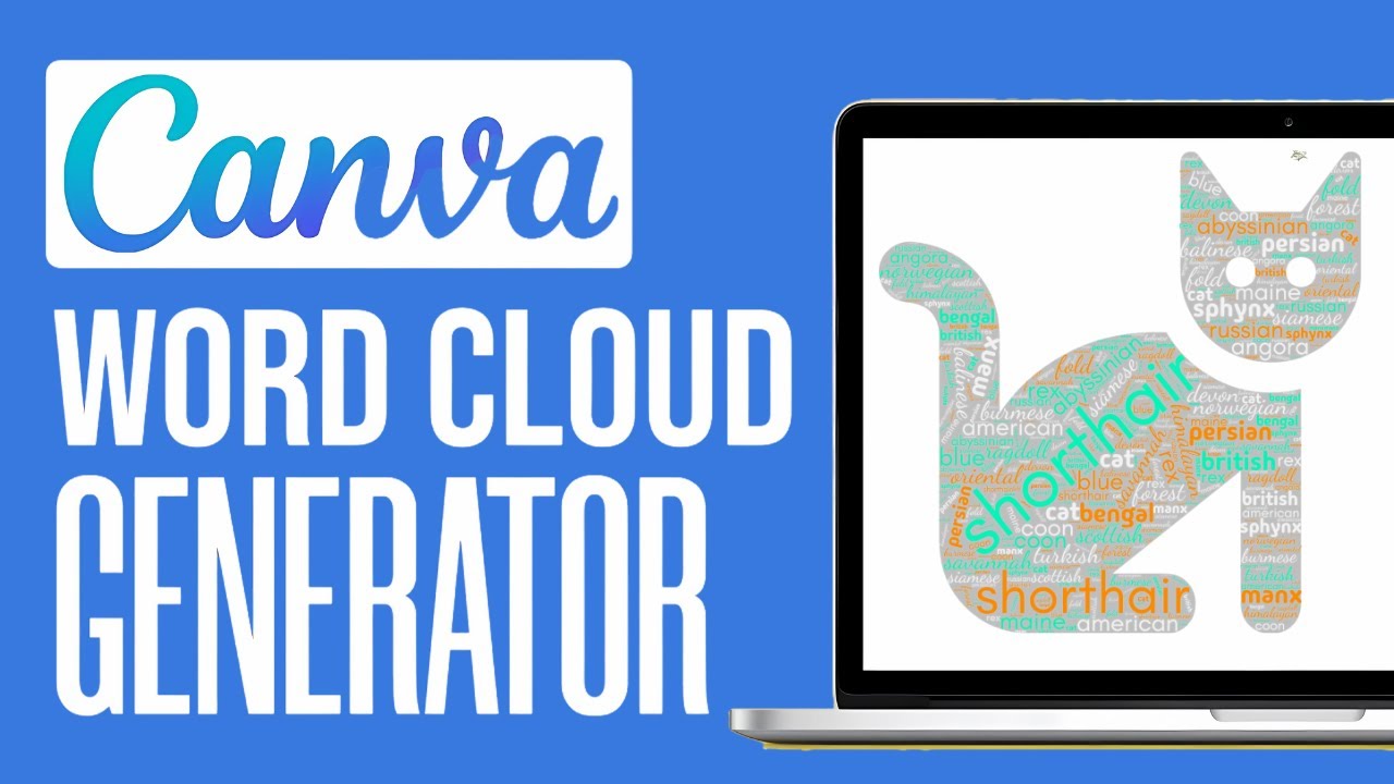FREE WORD CLOUD GENERATOR USING CANVA + WORDCLOUD,COM | WORD CLOUD TUTORIAL