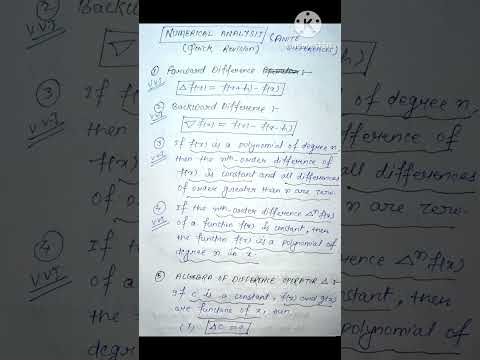 NUMERICAL ANALYSIS