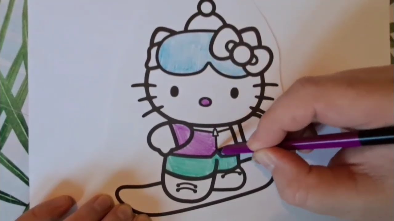 hello kitty  coloring pages