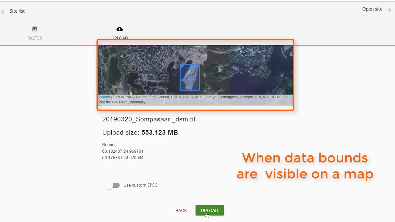 How to upload drone data to Pointscene