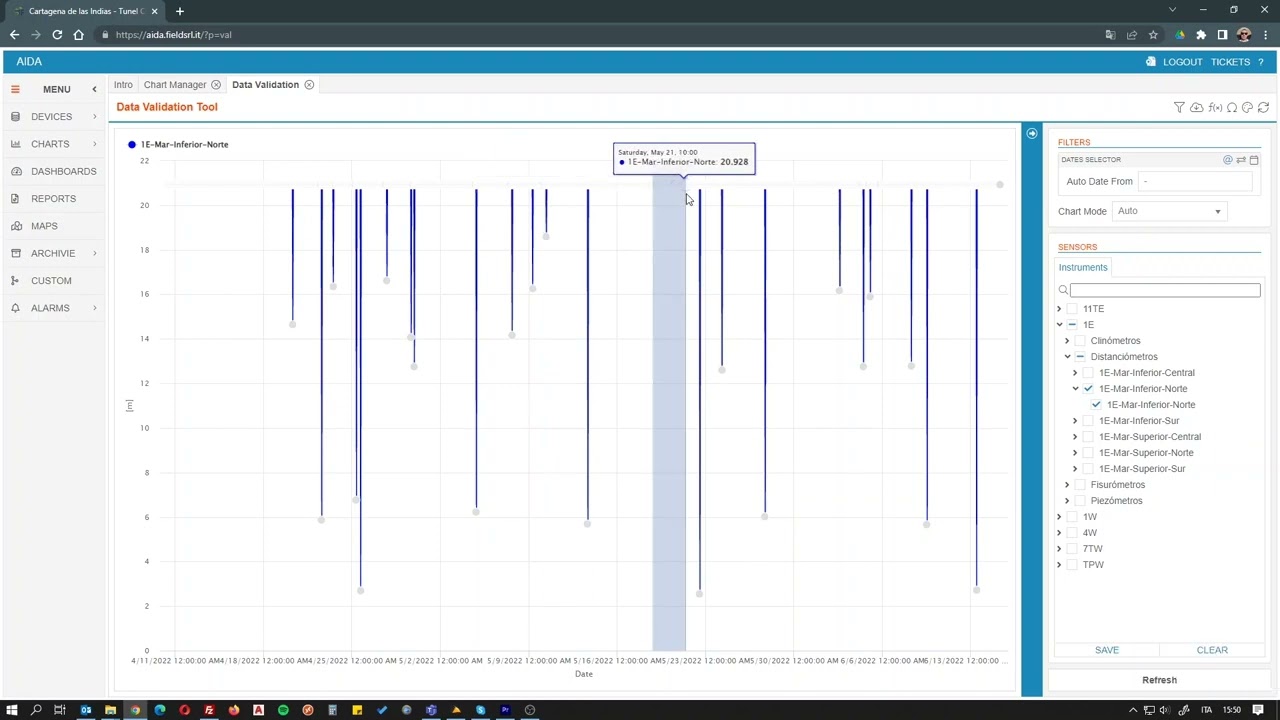 Aida Iot - Data validation features