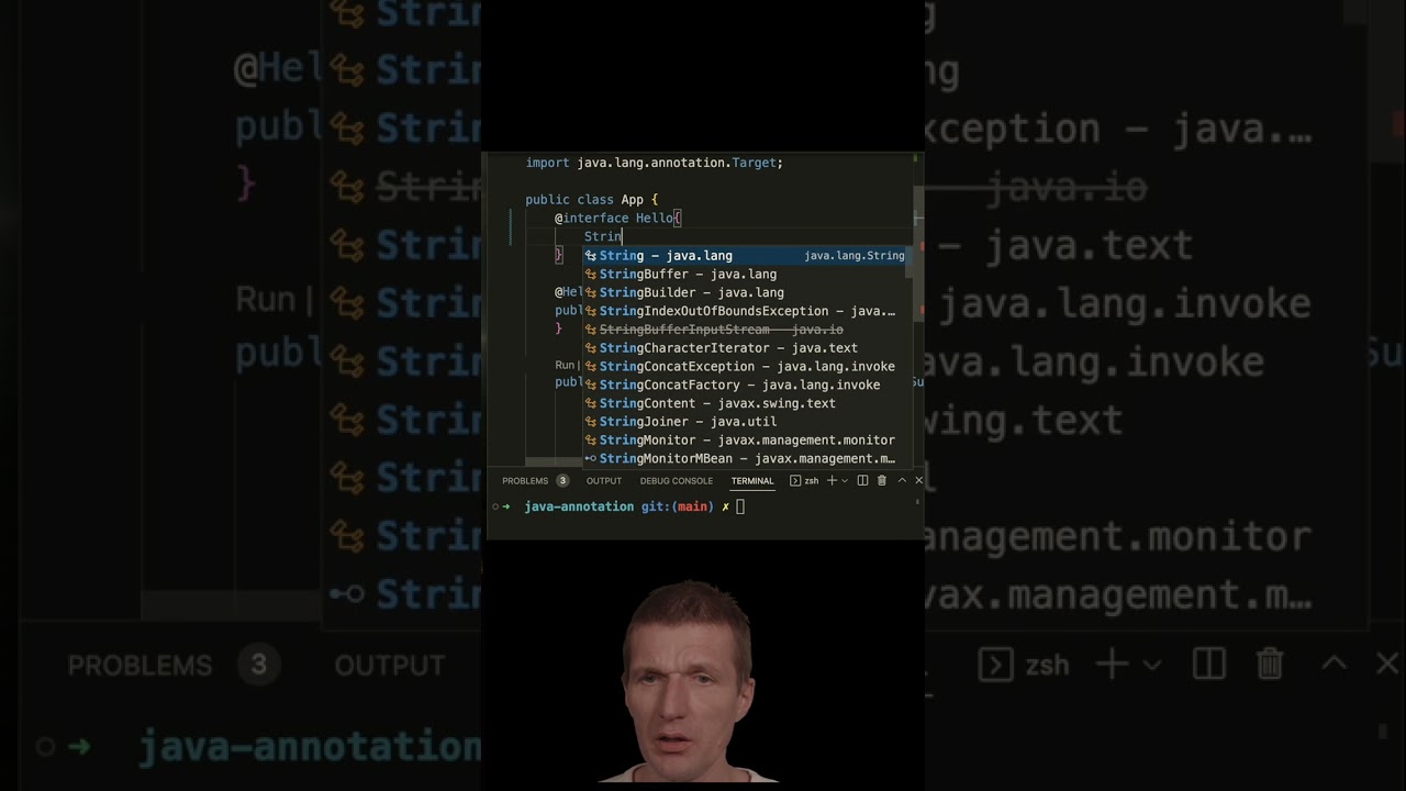 Create Your Own Annotation #java #shorts
