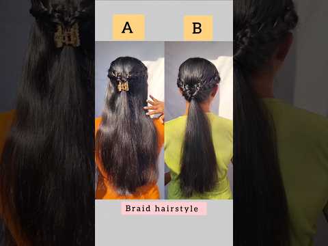 which one is the best hairstyle? comment 😍/#hairstyle #hair #hairtutorial #viral #braids #shorts
