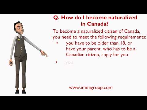 How do I become naturalized in Canada?
