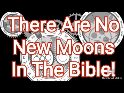 What is The New Moon In The Bible? Chodesh Means New Month.