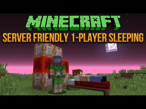 Server Friendly 1-Player Sleeping Tutorial Minecraft Project