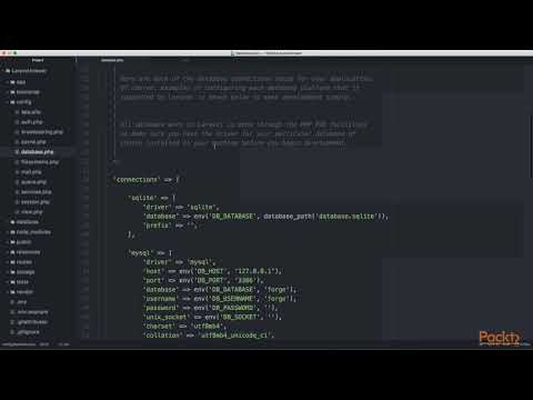 Learn Laravel Foundations Basics to Every App Configure Our Database | packtpub com - Mind Luster