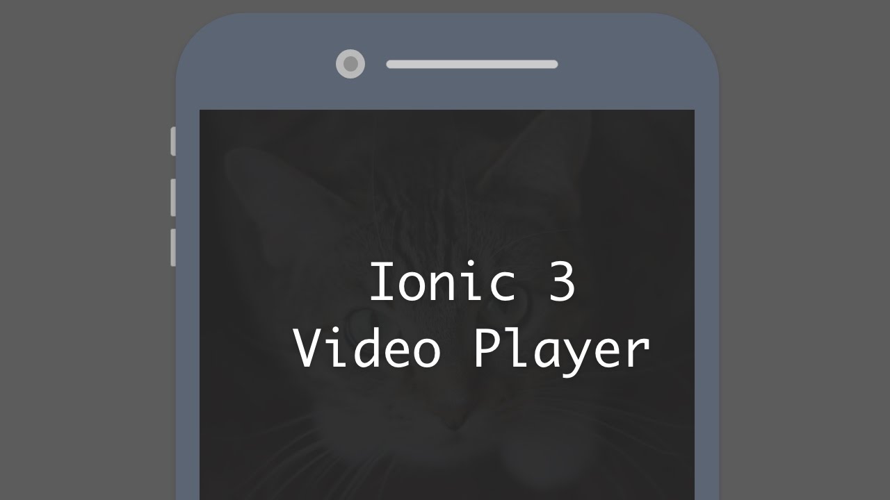 Ionic 3 - Video Player Plugin