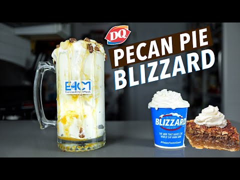 10 Minute Pecan Pie Blizzard Recipe at home | Easy + Low Calorie