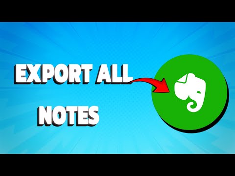 How To Export All Notes In Evernote (Super Easy)