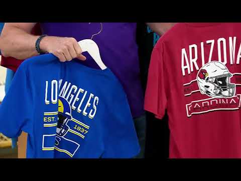 NFL Men's Short Sleeve T-Shirt With Double Sided Graphics on QVC