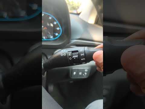 How to turn on off DRLs and Head Hyundai i20 Car Asta 2023 Model #hyundaii20 #i20car #premiumcar