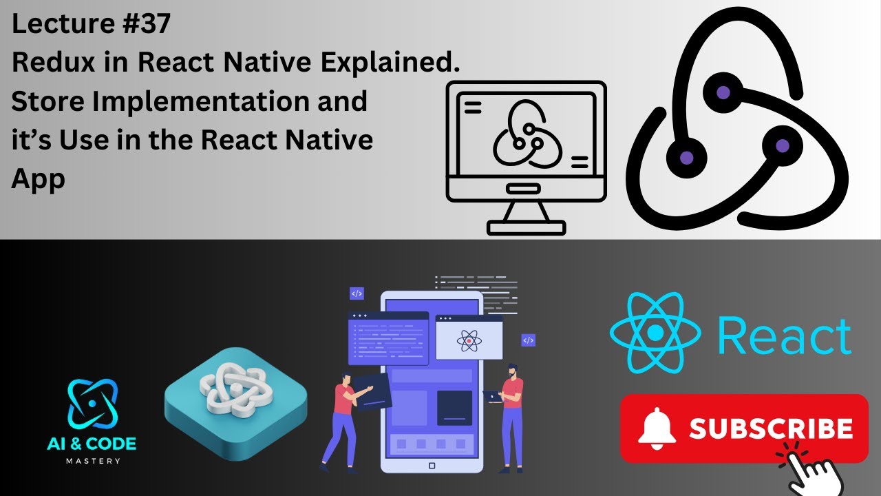 React Native Tutorial  Lecture #37 | Redux in React Native | Stores, Dispatchers in React Native