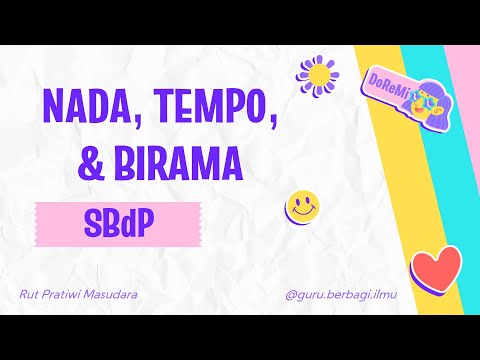 Apa itu Birama? Bagaimana cara menentukan tinggi rendah nada? Apa saja jenis tempo?