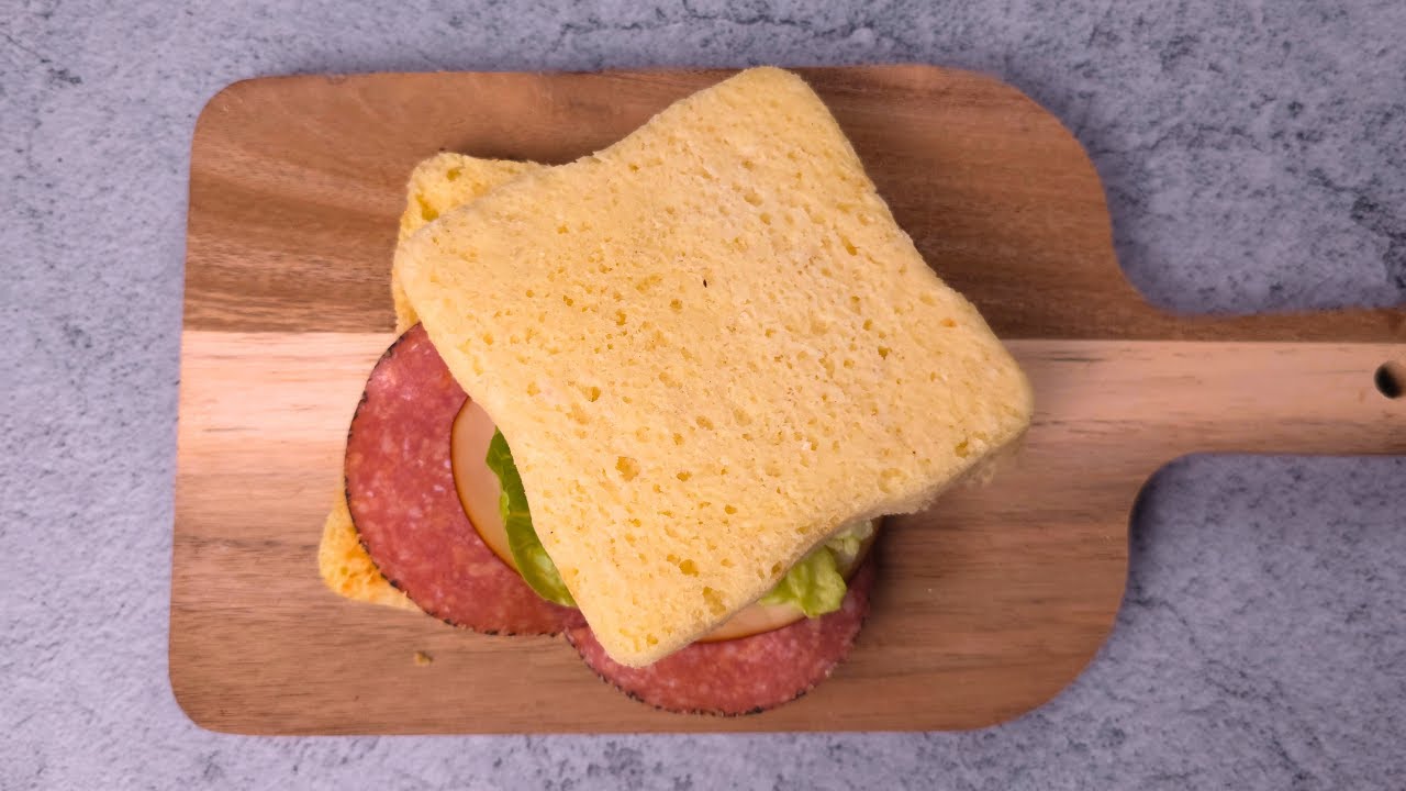 High Protein Low Carb Keto Cottage Cheese Bread for One