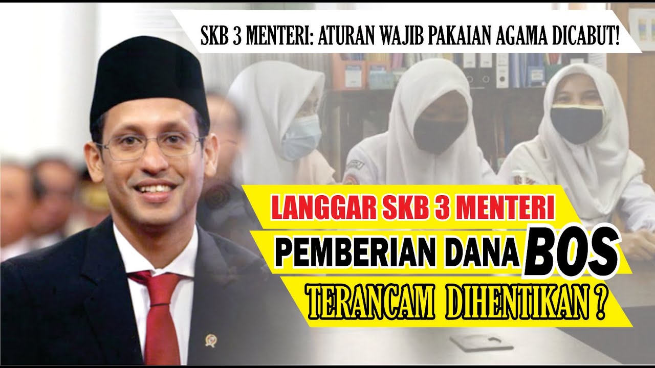 SANKSI SKB 3 MENTERI: JIKA MELANGGAR PEMBERIAN DANA BOS TERANCAM DIEVALUASI