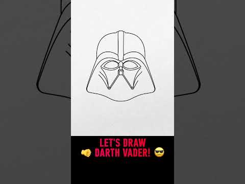 How to Draw Darth Vader | Star Wars