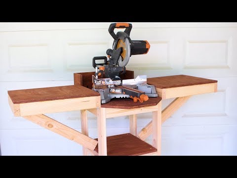 Mobile Miter Saw Station