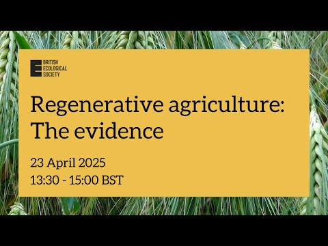 Regenerative agriculture: The evidence