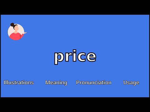 PRICE - Meaning and Pronunciation