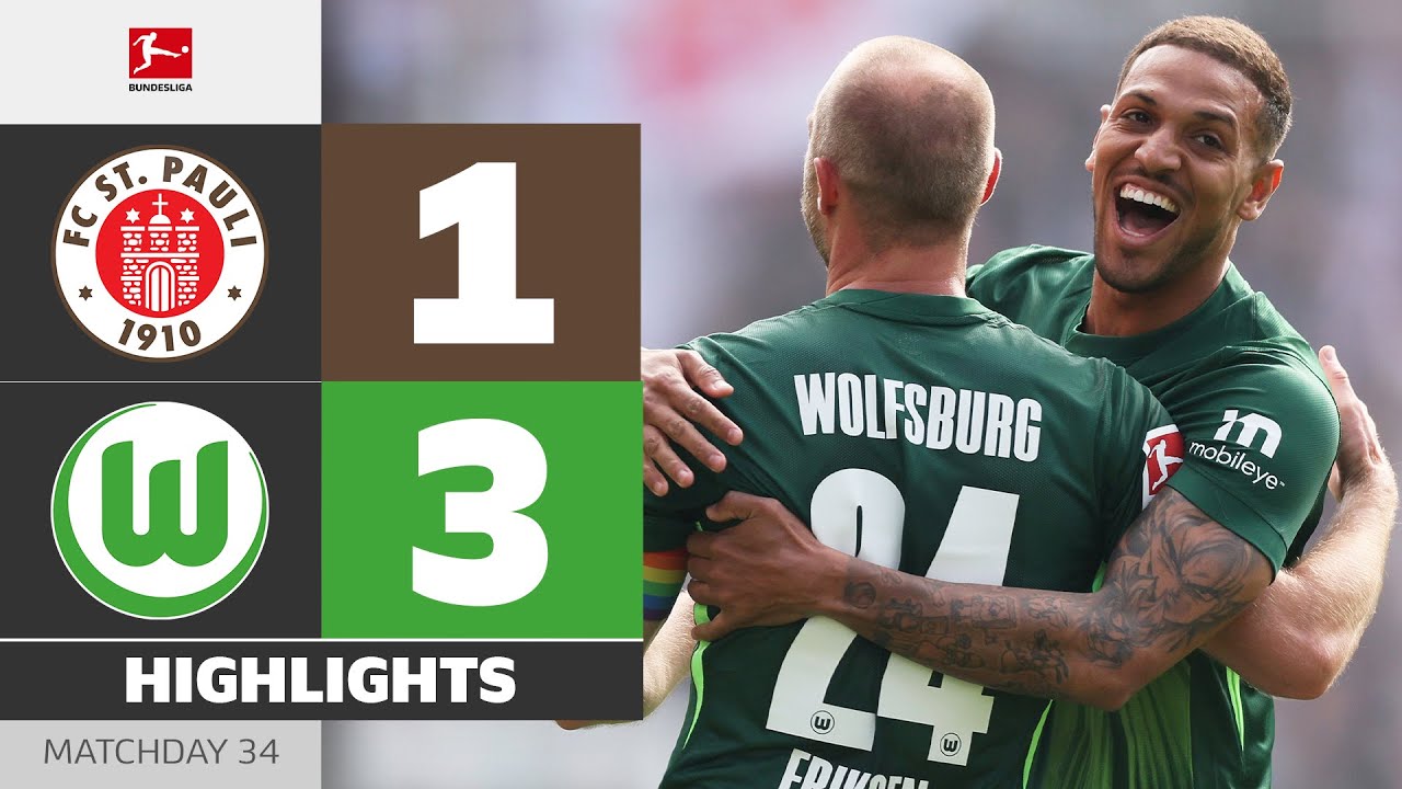 CRAZY! Relegation Decided! | ST. PAULI - VFL WOLFSBURG | Highlights | Matchday 34 – Bundesliga 25/26