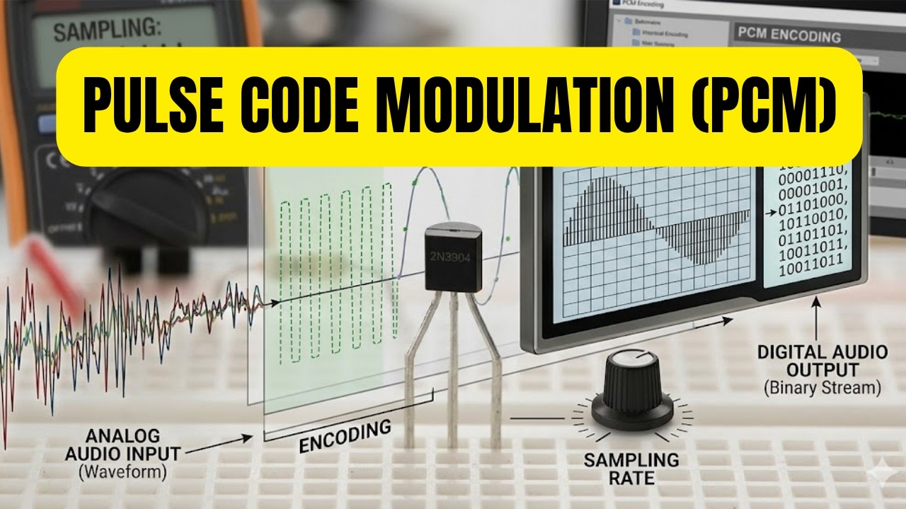 Pulse Code Modulation (PCM): Sampling, Quantization & Encoding