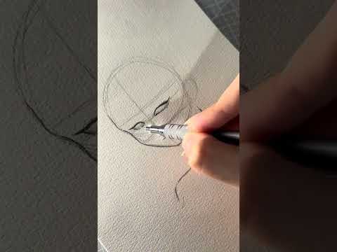 Anime girl sketch Tutorial | Artwork