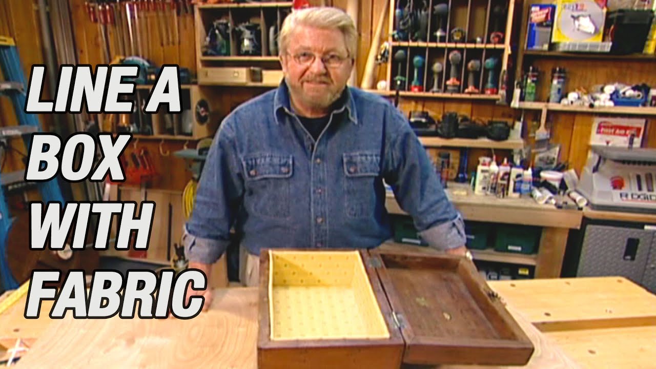 Line a Box with Fabric