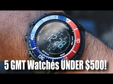 5 GMT Watches UNDER $500!
