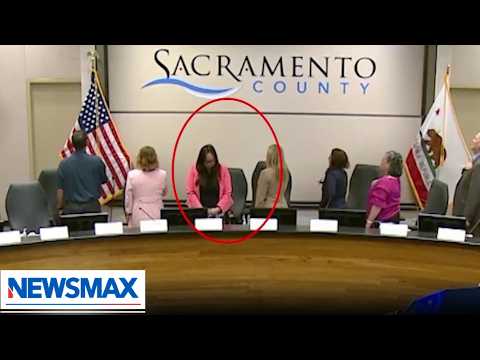 Leftist councilwoman turns her back on the American flag | The Right ...