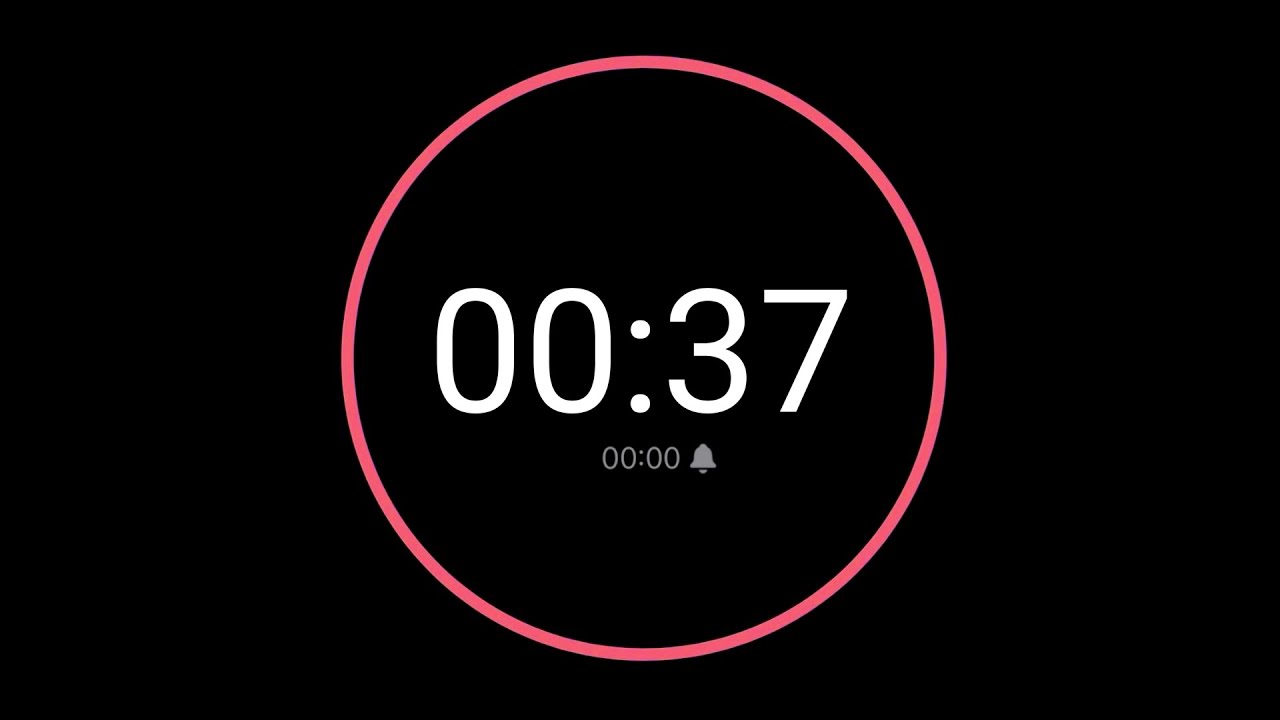 37 Second Countdown Timer / iPhone Timer Style
