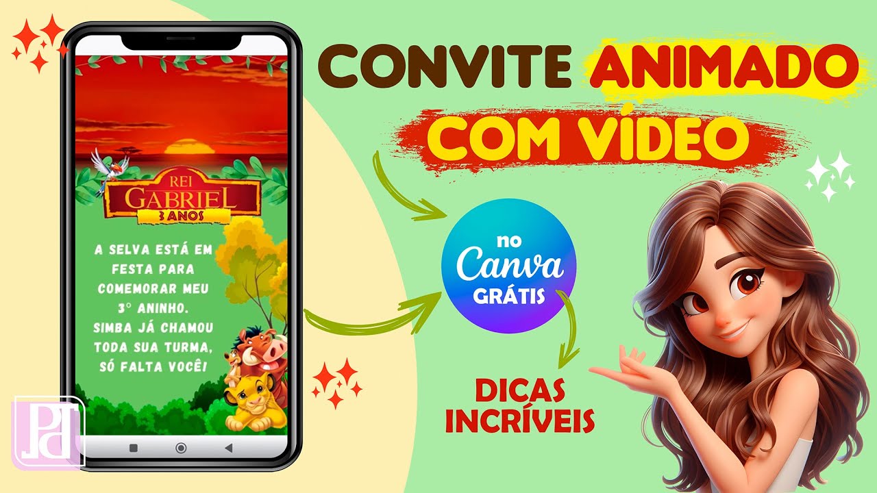 Convite Digital Animado no Canva GRÁTIS: Tutorial Completo + Dicas Incríveis