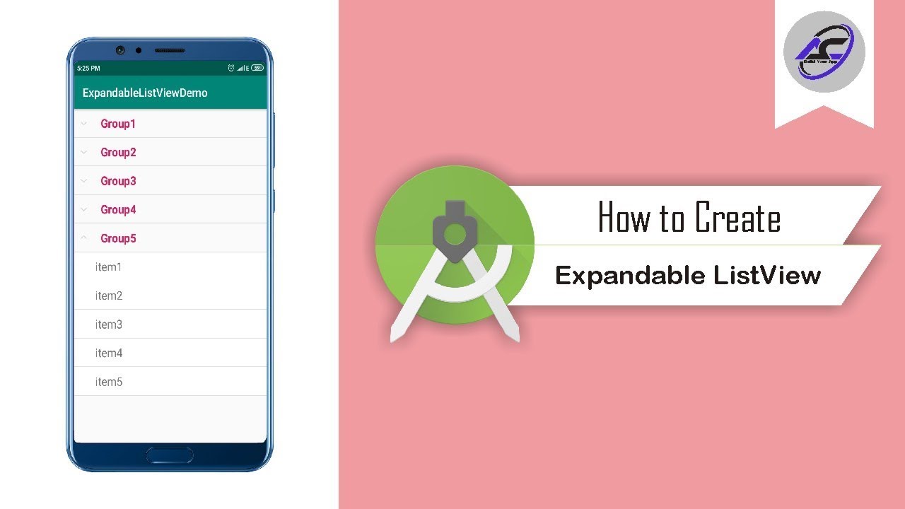 How to Create Expandable ListView in Android Studio | ExpandableListView | Android Coding