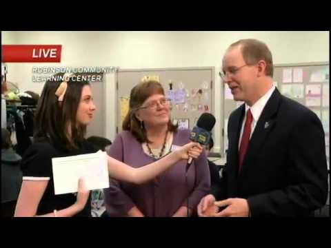 Interviews at Robinson Community Learning Center - Notre Dame Day 2014