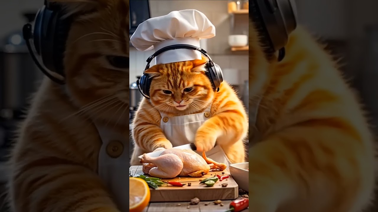 cat ai short video 2025 cat funny video