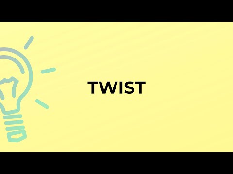 What is the meaning of the word TWIST?
