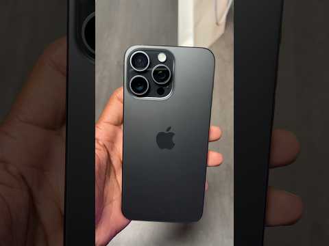 iPhone 15 Pro Max Black Titanium