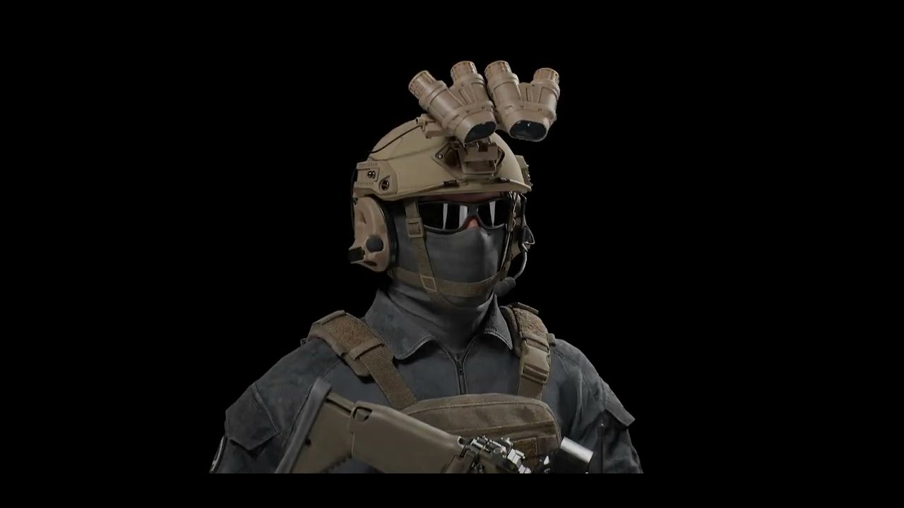 3D Character Design Studio / AAA Game Art Studio - Realistic Soldier