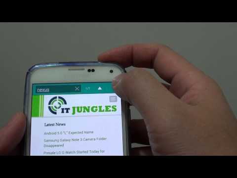 Samsung Galaxy S5: How to Search For Text / Words in a Web Page