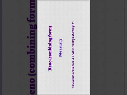 Xeno Pronunciation & Meaning #shorts