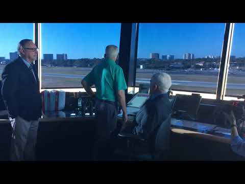 The Air Traffic Control Tower at the Destin Executive Airport is in Operation