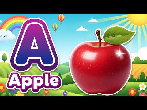 ABC Song Phonics - Toddler Learning Video | A for Apple | Nursery Rhymes | ABC Song | Alphabet song
