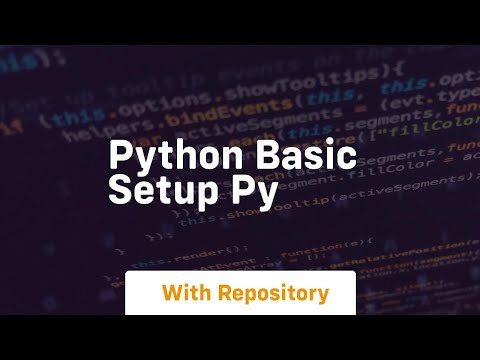 python basic setup py