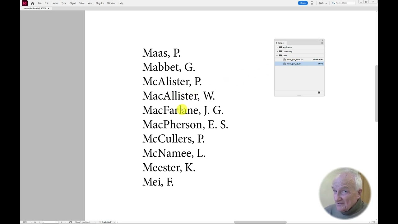 Adobe InDesign: Shift Paragraphs Within a List Up and Down Without Copy-Pasting!