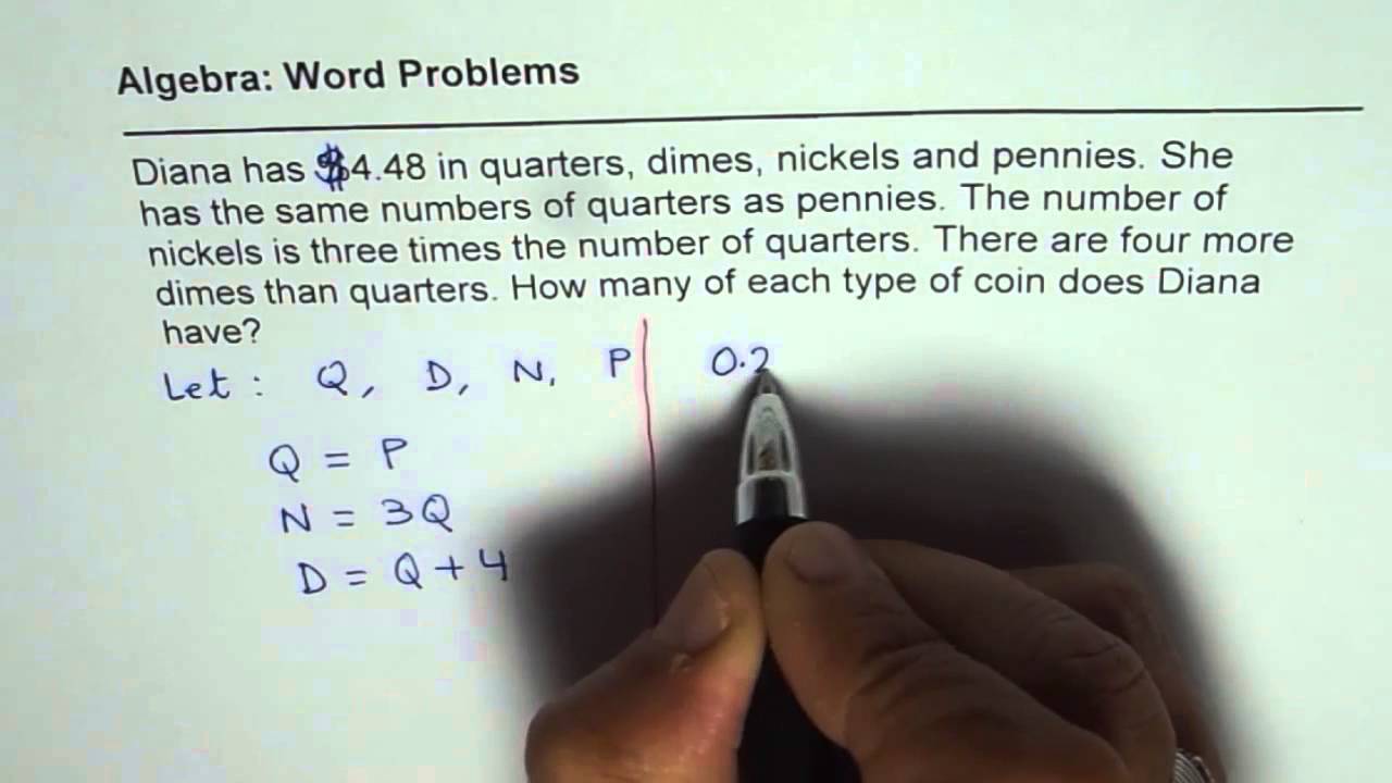 Important Steps To Solve Wrod Problem With Quarters Dimes Nickels and Pennies