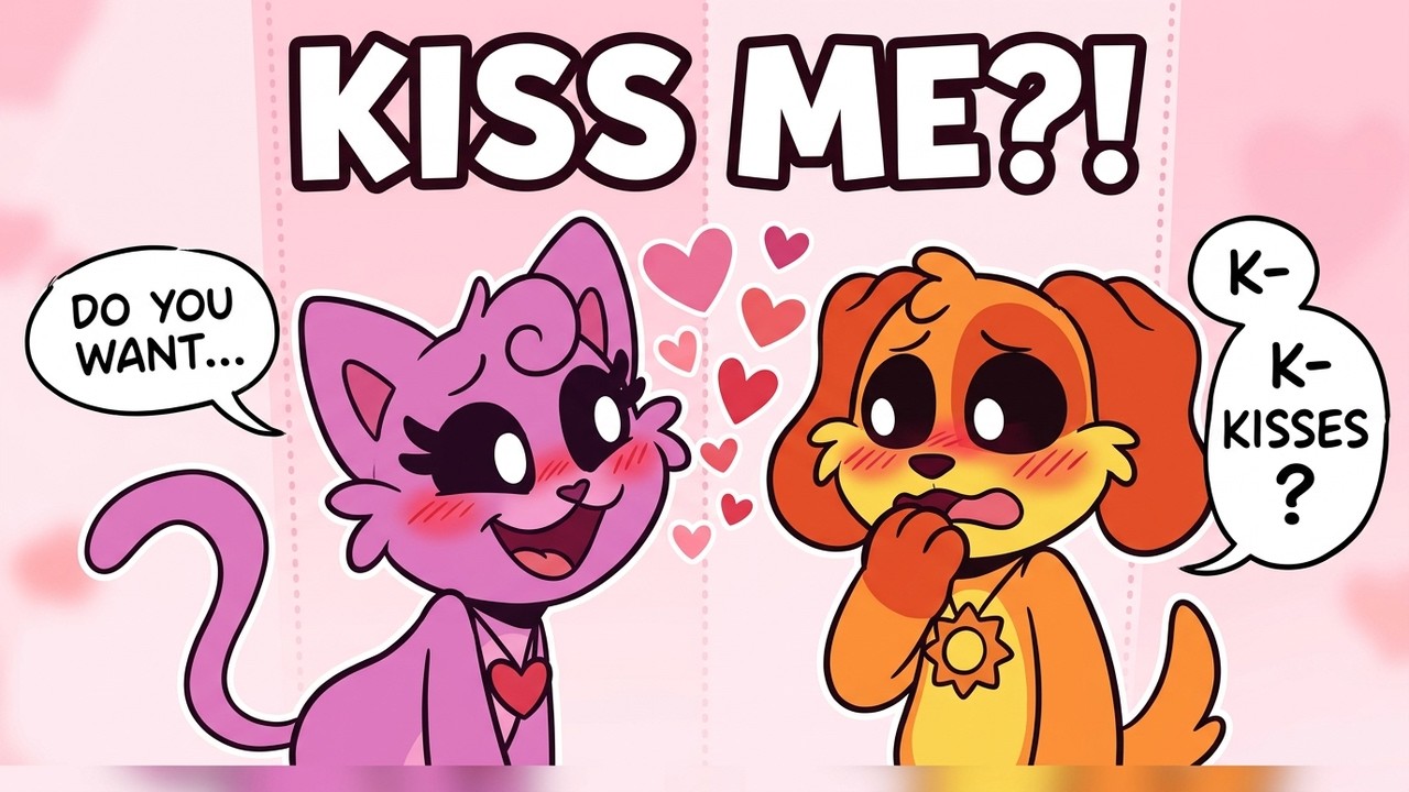 Dogday x catnap Do you want me to kiss you  | Poppy Playtime  Comic Dub