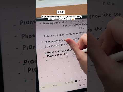 Yes, you CAN convert your handwriting to text in Notability ????